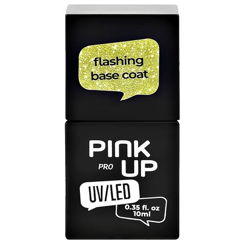 Светоотражающая база для ногтей PINK UP PRO, тон 06, 10 мл