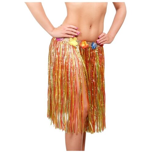 Гавайская юбка, разноцветная