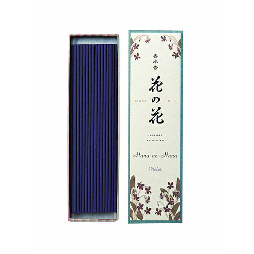 Японские благовония Nippon Kodo Фиалка (Violet, серия Hana-no-Hana) палочки ароматические, 40 шт.