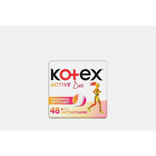 Ежедневные прокладки Kotex, Active Deo 48 мл