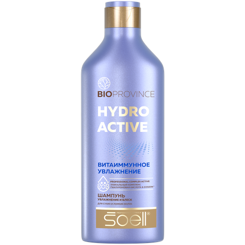 Soell BioProvince Шампунь для волос HYDRO ACTIVE Увлажнение и блеск