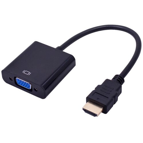 Адаптер переходник HDMI to VGA Adapter 2 шт (Черный)