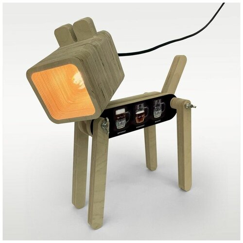 Настольная лампа светильник "Собака" модель Искусство - 557