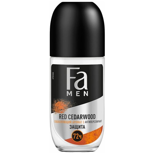 FA Дезодорант шариковый стекло мужской Red Cedarwood, 50 мл