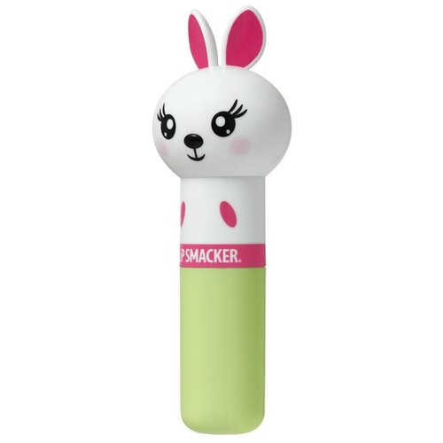 Lip Smacker Бальзам для губ Lippy Pals Bunny hoppy carrot cake, зеленый/оранжевый/белый