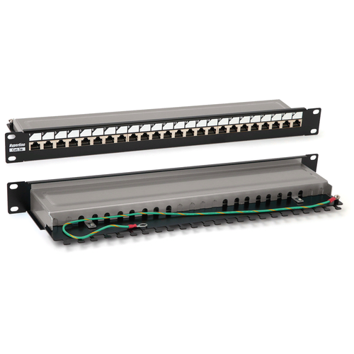 Патч-панель Hyperline 19" 1U 24xRJ45 кат.5e FTP