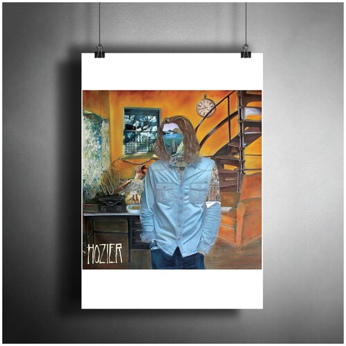 Постер плакат для интерьера "Музыка: Ирландский музыкант, певец Хозиер. Andrew John Hozier-Byrne"/ Декор дома, офиса, комнаты A3 (297 x 420 мм)