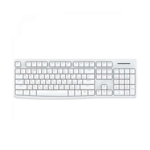 Комплект клавиатура + мышь DAREU MK185, белый, английская/русская