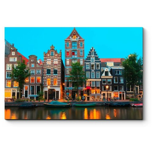 Модульная картина Амстердам каким мы его знаем 40x27