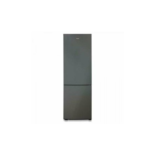 БИРЮСА Двухкамерный холодильник с нижней морозильной камерой B-W6027 Бирюса Матовый графит 345/245/100л