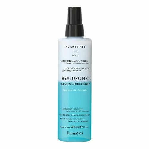 Несмываемый кондиционер с гиалуроновой кислотой FarmaVita HD hyaluronic leave-in conditioner 240 ml