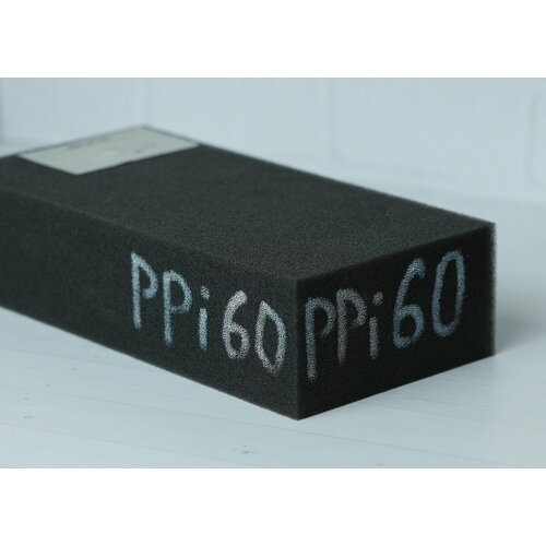 Фильтрующий поролон (Ретикулированный PPi60) лист 500х500х20мм