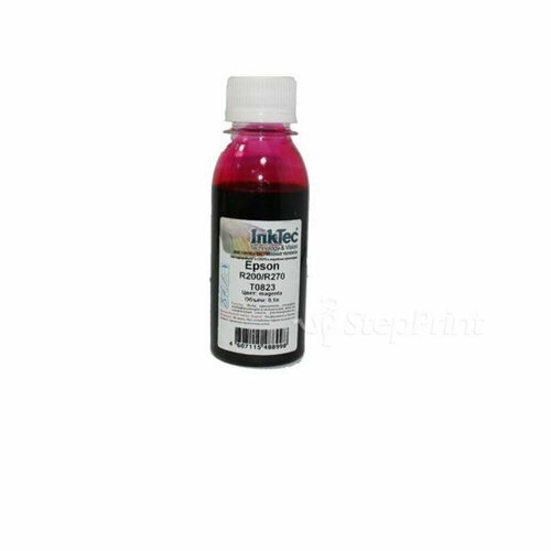 Чернила InkTec E0010 для Epson R200/R270 T0823 , M, 0,1 л, пурпурный