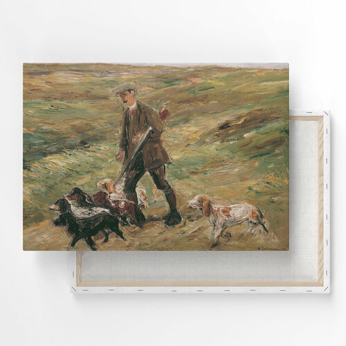 Картина на холсте, репродукция / Макс Либерман - Hunter in the Dunes / Размер 40 x 53 см