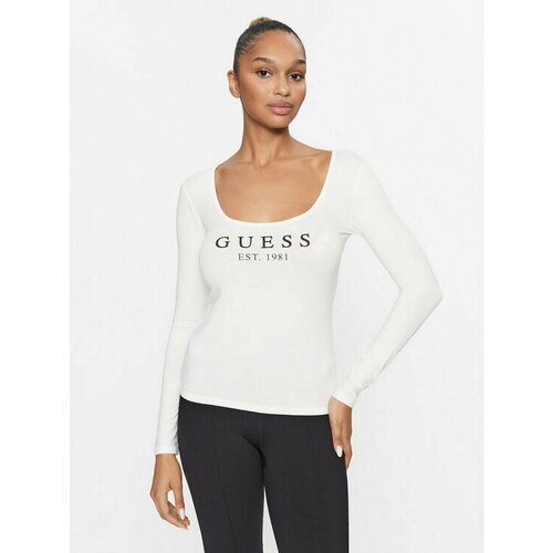 Лонгслив GUESS, размер XS [INT], экрю