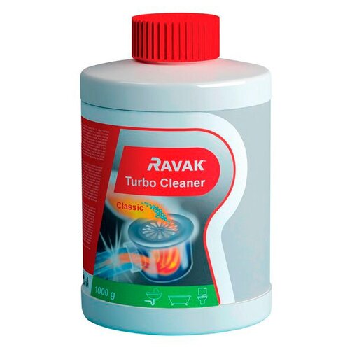 Порошок для чистки сифонов ванн Turbo Cleaner RAVAK, 1 л, 1 г