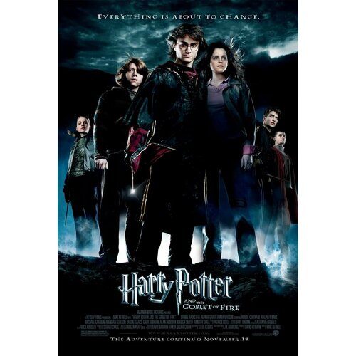 Плакат, постер на бумаге Гарри Поттер и Кубок огня (Harry Potter and the Goblet of Fire, 2005г). Размер 21 х 30 см