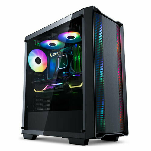 Игровой компьютер BrandStar P7874931. Celeron G5900, DDR4 8GB 3200MHz, 250GB SSD + 1TB WD, RTX 4060 Ti 8GB, 750W, Wi-Fi