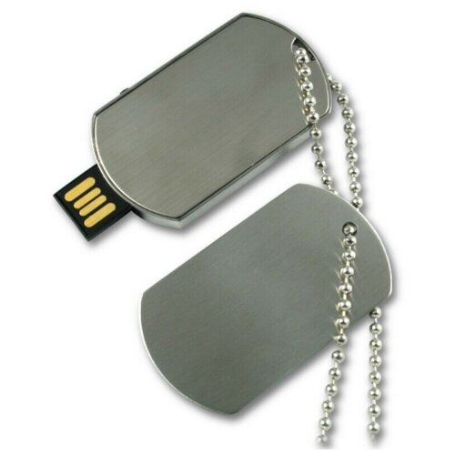 Подарочный USB-накопитель военный жетон 4GB