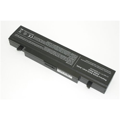 Аккумуляторная батарея (аккумулятор) для ноутбука Samsung R420 R425 R510 R525 R540 R580 R730 4400mah черная