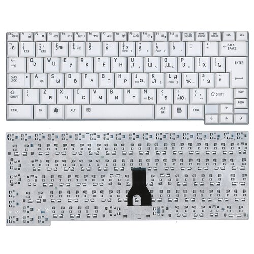 Клавиатура для ноутбука Toshiba Portege A600 A603 R500 R600 R601 R603 белая