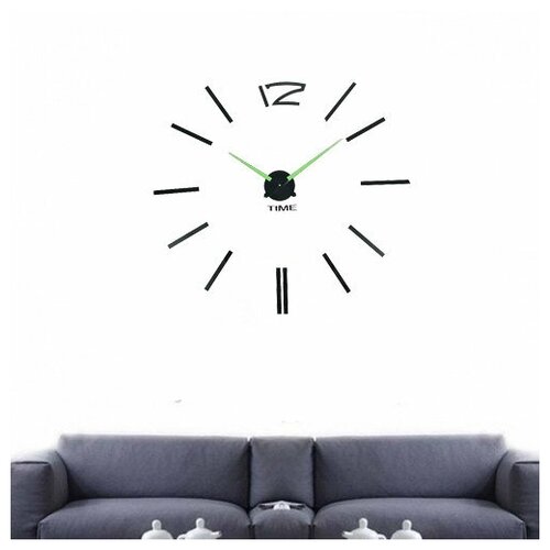 Подарки Настенные часы-наклейка "Time"