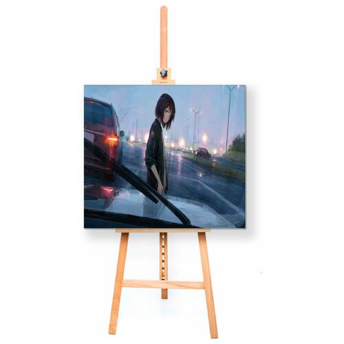 Интерьерная картина Coolpodarok Аниме Девушка на дороге