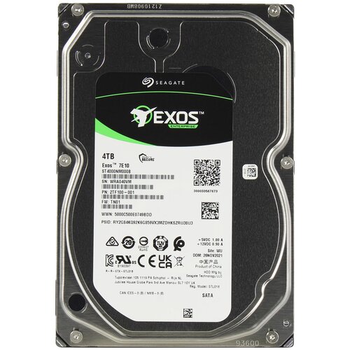 Жесткий диск Seagate Exos 7E10 4 ТБ ST4000NM000B