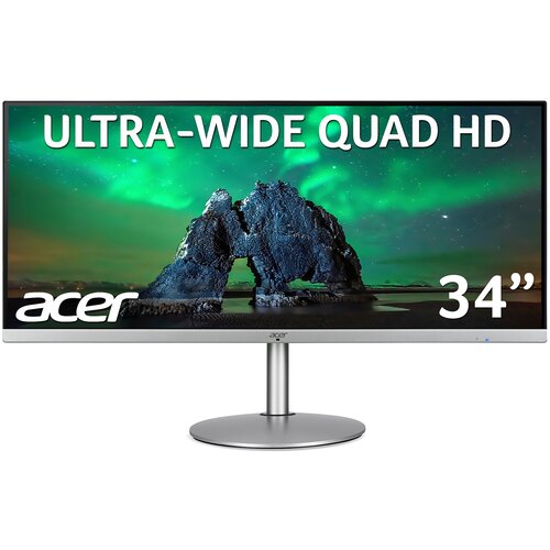 34" Монитор Acer CB342CKCsmiiphuzx, 3440x1440, 75 Гц, IPS, серый