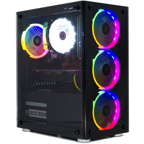 Игровой Компьютер i3 GTX1050Ti 8G 500HDD Настольный RGB ПК Intel Core