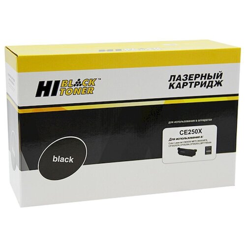 Картридж Hi-Black HB-CE250X, 10500 стр, черный