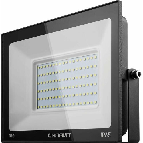 Прожектор светодиодный 61 947 OFL-100-4K-BL-IP65-LED 100Вт 4000К IP65 8000лм черн. Онлайт 61947