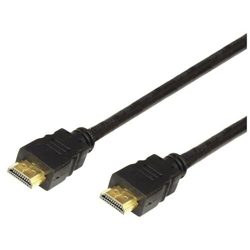Кабель HDMI - HDMI, М/М, 2 м, v1.4, фер, поз. р, Rexant, чер, 17-6204