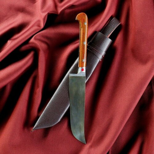 Шафран Нож Пчак Шархон - текстолит олово чирчик (11-12 см)