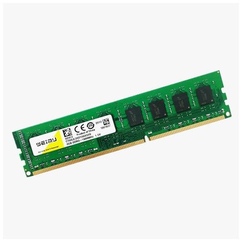 Оперативная память WEIMU Green DDR3 1 x 8 Гб (DIMM, 1.5 В, 1600 МГц)