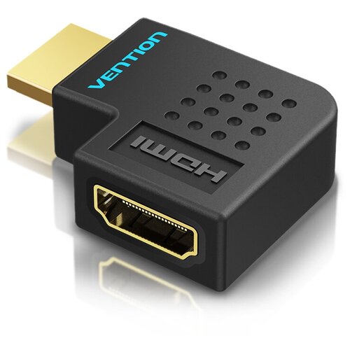 Адаптер-переходник VENTION HDMI v2.0 19M/19F угол 90