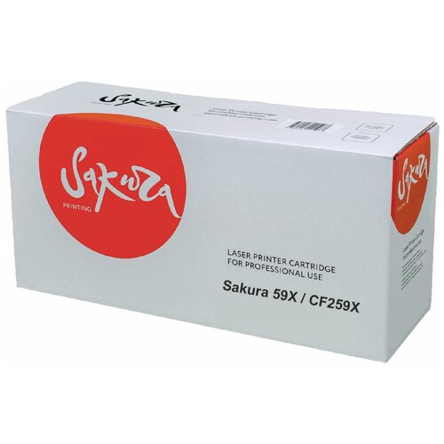 6 шт. Картридж лазерный Sakura 59X / CF259X Увеличенной емкости черный 10000 стр. для HP (SACF259X)