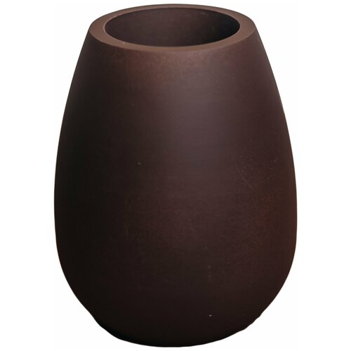 Декоративная ваза "Пелика" коричневая