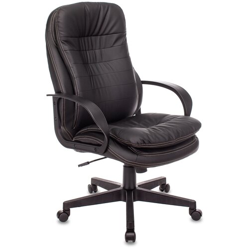 Компьютерное кресло Бюрократ T-9950PL для руководителя, обивка: искусственная кожа, цвет: черный
