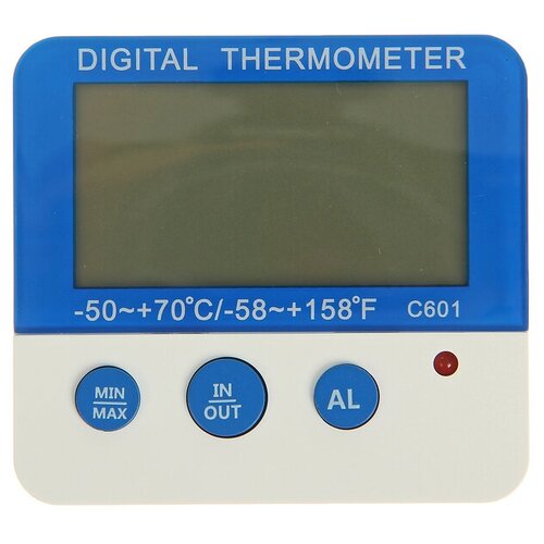 Термометр Luazon LTR-13, белый/синий