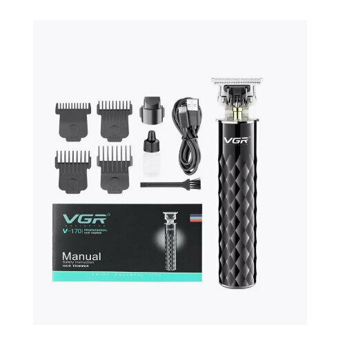 Машинка для стрижки VGR V-170, триммер для бороды и усов