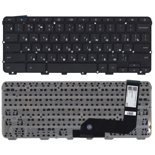 Клавиатура (keyboard) 37NL6TC0040 для ноутбука Lenovo ChromeBook N21, черная