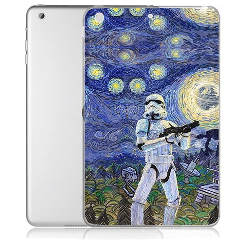 Чехол задняя-панель-накладка-бампер MyPads star wars звездная ночь для iPad Pro 11 (2018) A1979/A1934/A2013 противоударный