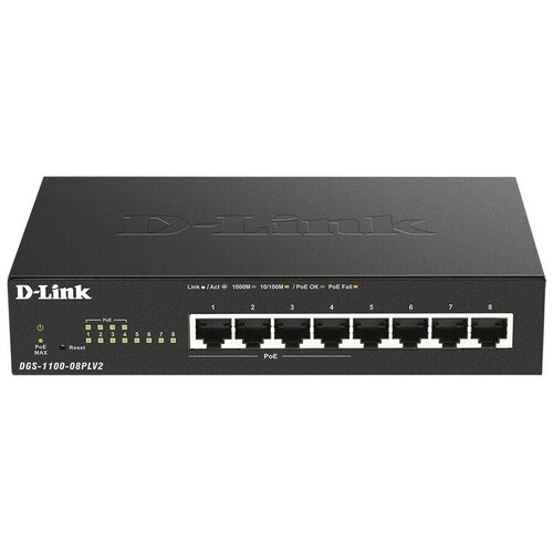 Коммутатор (свитч) D-Link (DGS-1100-08PLV2)