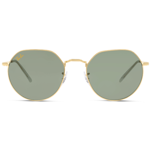 Солнцезащитные очки Ray-Ban Ray-Ban RB 3565 919631, зеленый, золотой