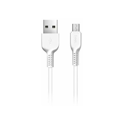 Кабель USB Hoco X20 Micro белый 1м