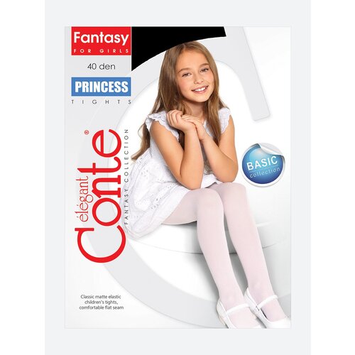 Колготки Conte-kids Princess, 40 den, размер 146-152, черный