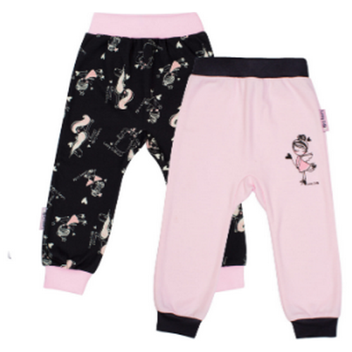 Комплект одежды lucky child, размер 22 (68-74), розовый, черный