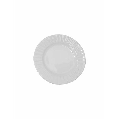 Набор из 2 мелких тарелок "Nestor" круглая, 19х19х1,5 см, белый, фарфор, Lubiana, 1825
