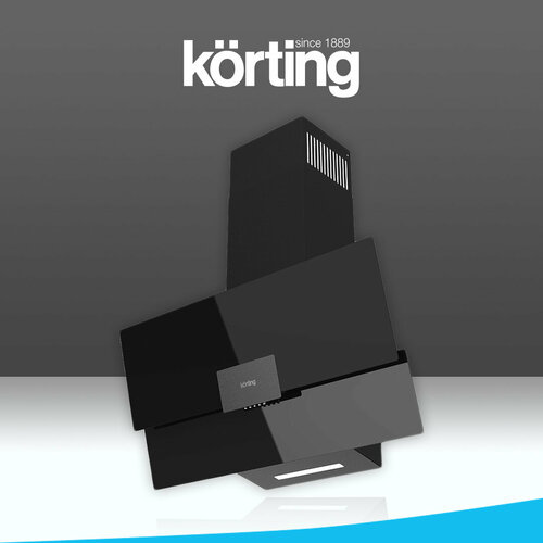 Наклонная вытяжка Korting KHC 96373 BXGN